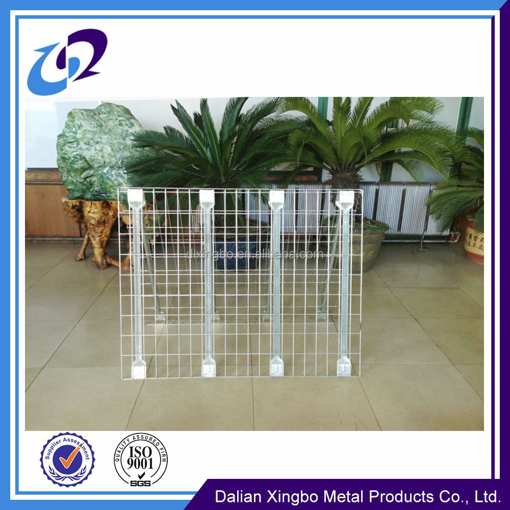 Buy Wire Mesh Deck Railing For Pallet Racks In Stacking Racks &shelves ...