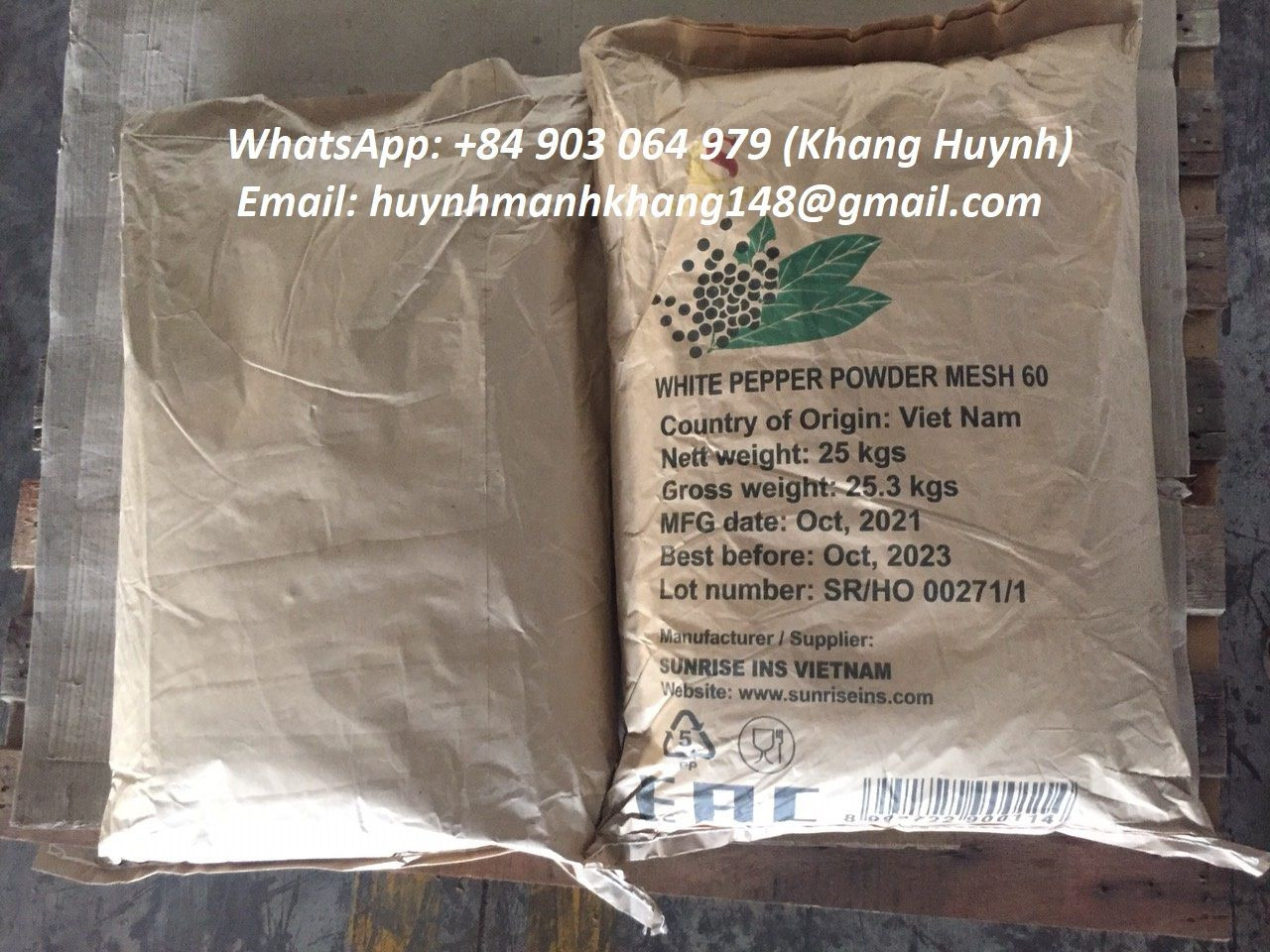 Buy The Best White Pepper Double Washed From Vietnam from Sunrise Ins ...