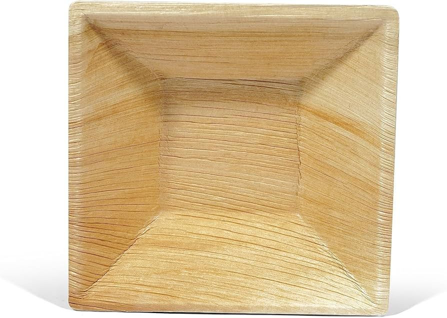 Buy 6 Inch Pyramid Shape Areca Leaf Bowl from Gaj Export Import ...