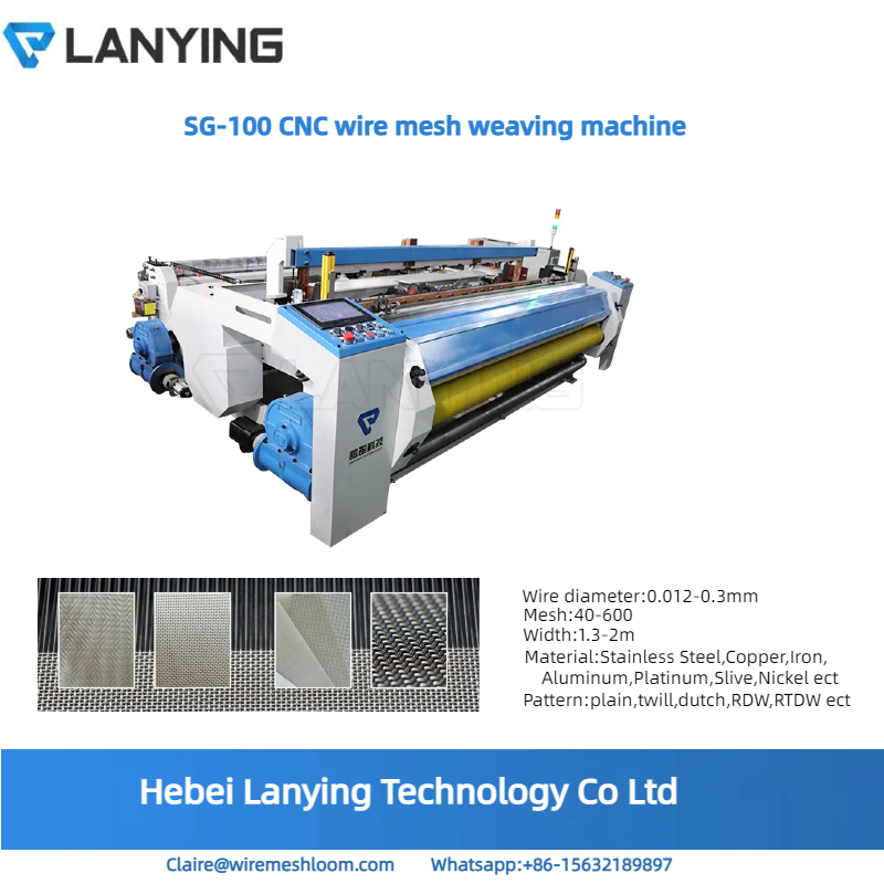 Buy Silver Wire Weaving Machine Metal Wire Weaving Machine from Hebei ...