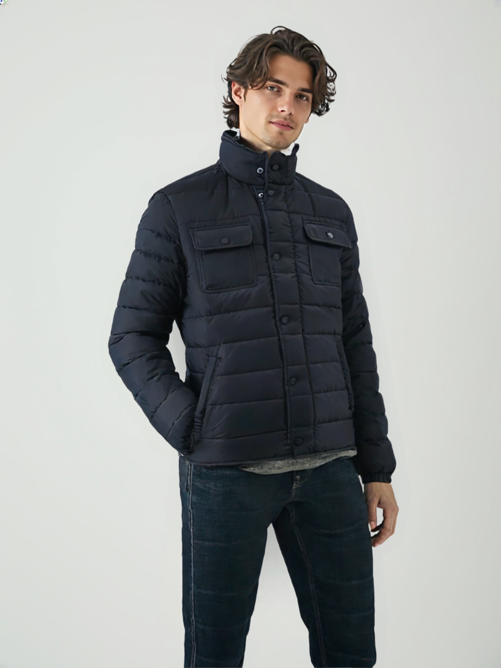Buy Men’s Foam Padded Jacket Mpj250702 – 50d Polyester Shell, 210t ...