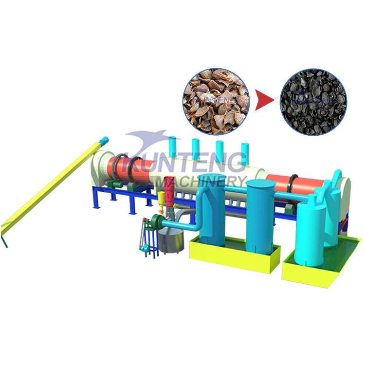 Buy Large-capacity Coconut Shell Biochar Making Furnace Charcoal ...