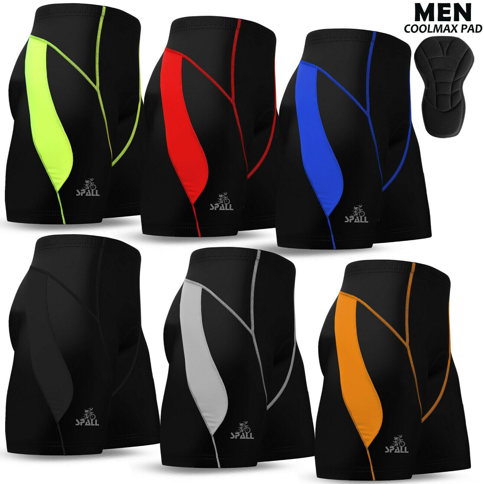 Buy Mens Cycling Shorts Padded Biking Shorts Thermal Pants Cold Weather ...