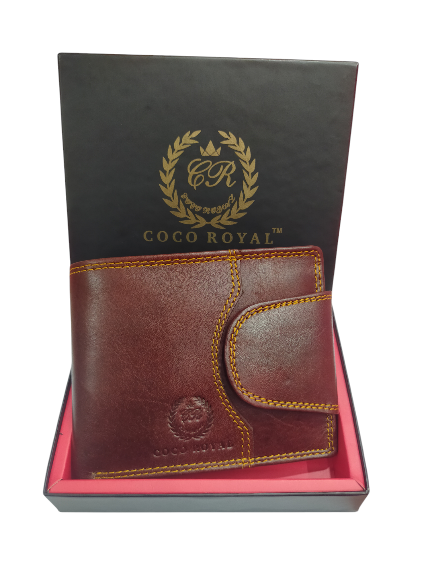 Buy Coco Royal-wallet-i003-brown from Sk Leather Enterprise, India ...