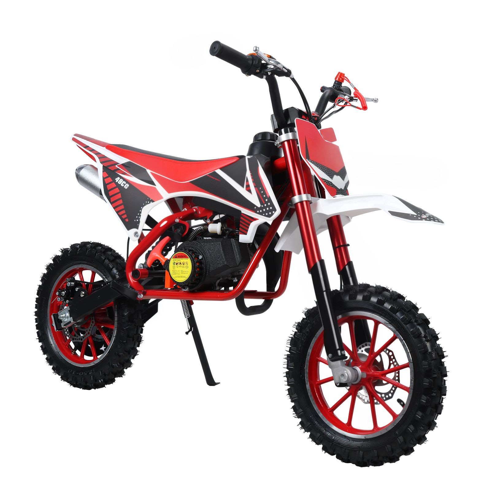 Buy 50cc 2 Stroke Mini Dirt Bike Kids Pit Bike Pocket Dirt Bike Youth Off-road Motorcycle For 10 ...