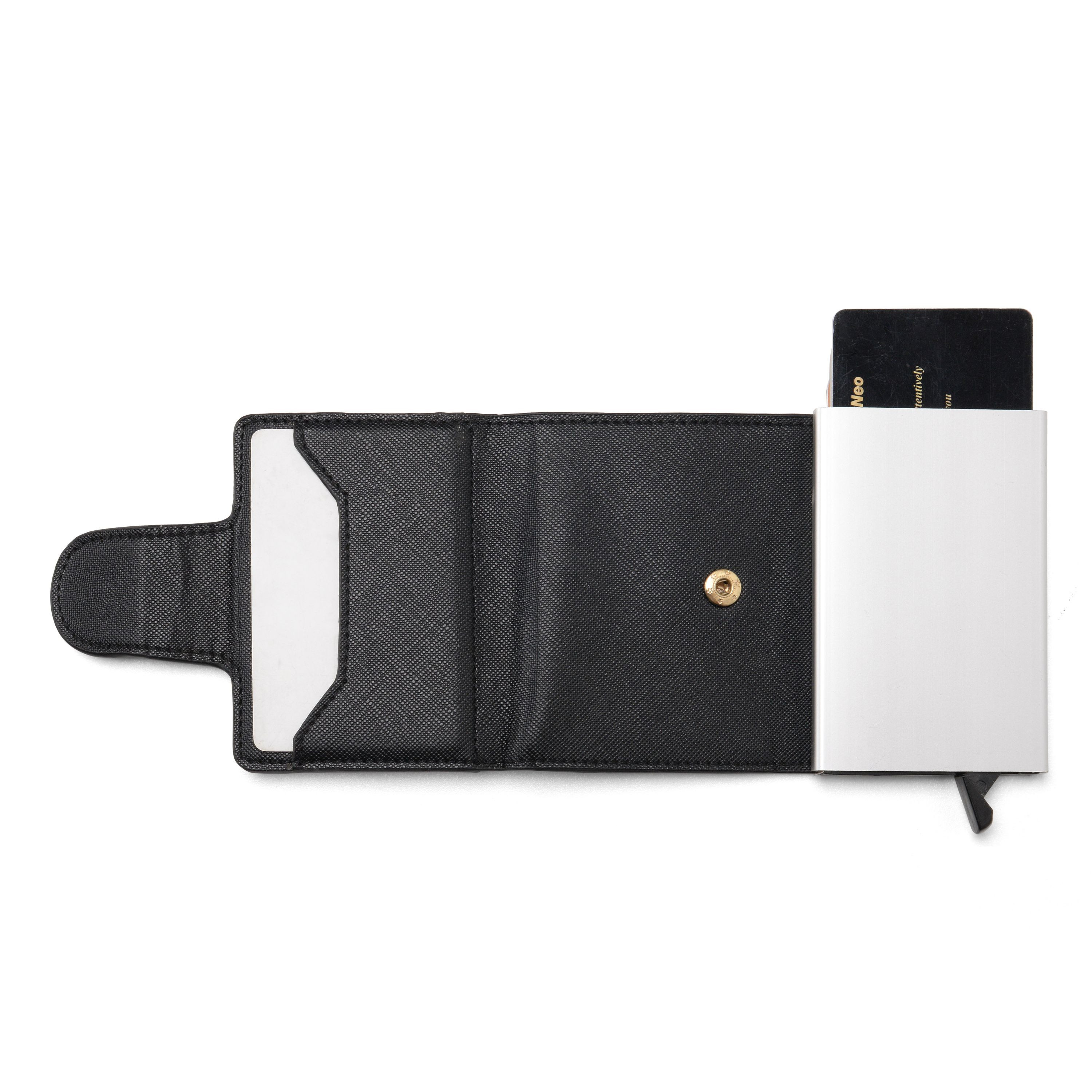 Buy Pocket Pop-up Credit Card Holder Wallet Steel Waterproof Magnetic ...