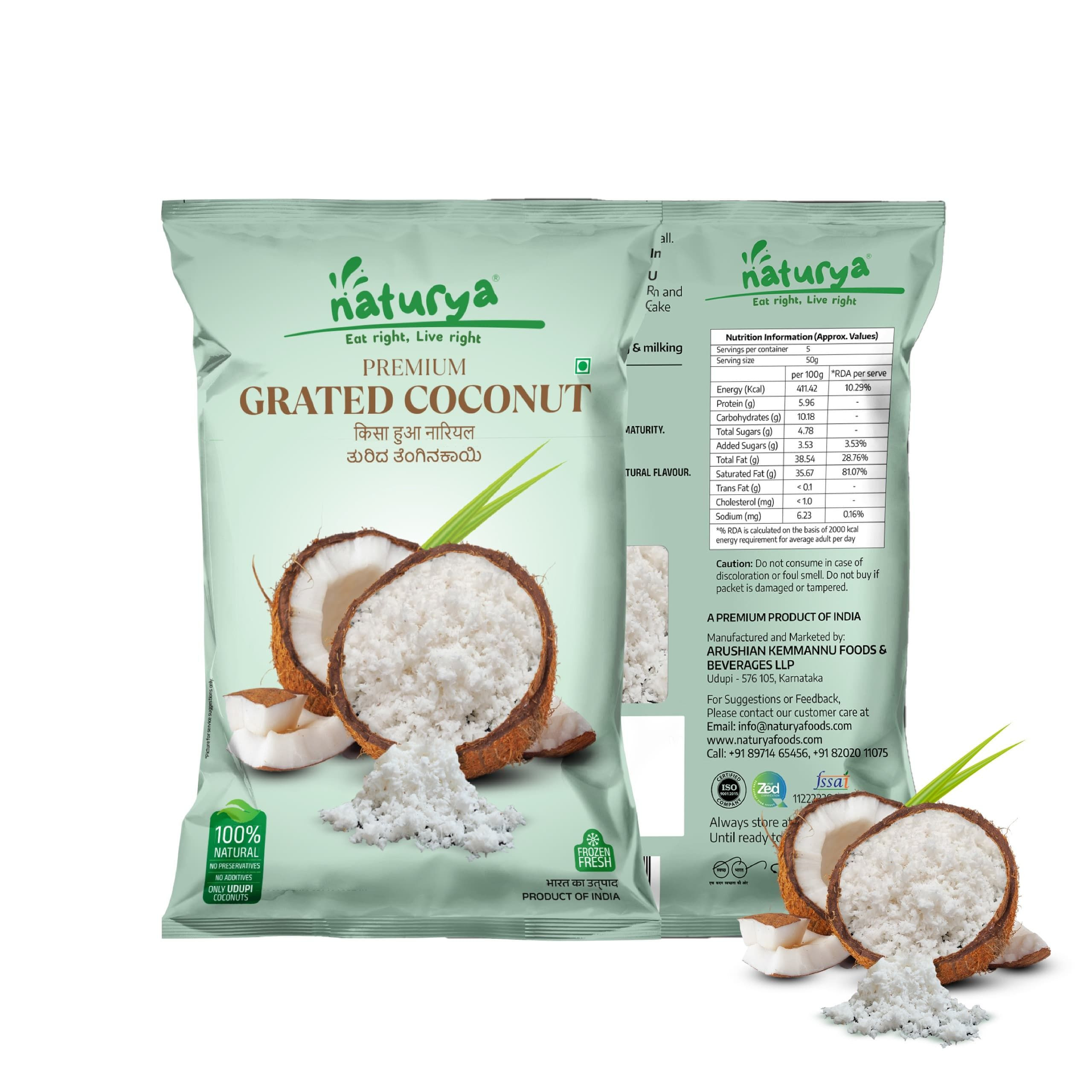 Buy Fresh Frozen Grated Coconut from Arushian Kemmannu Foods ...