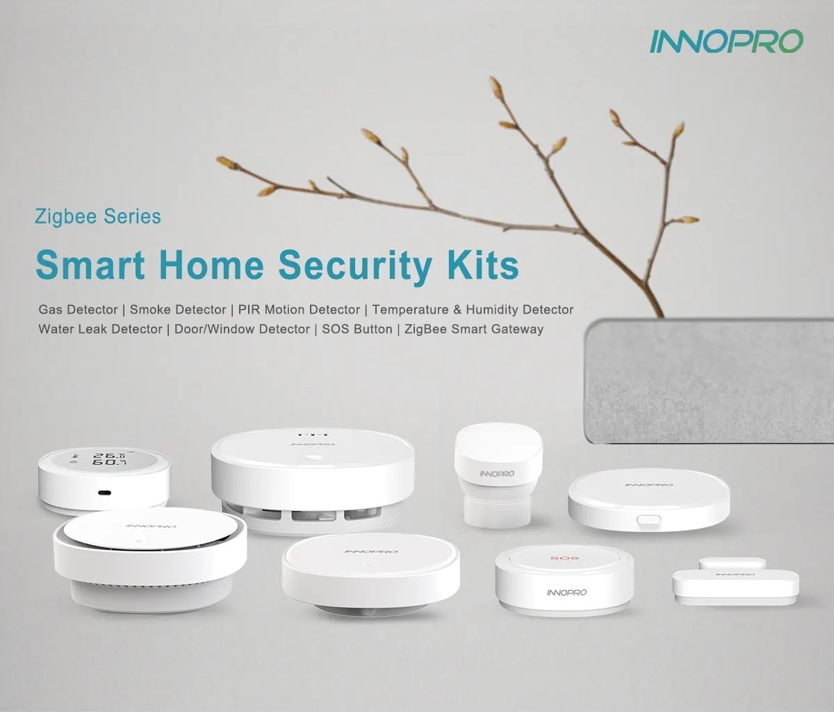 Buy Tuya Zigbee Smart Hub Home Automation Ep832 from INNOPRO TECHNOLOGY CO., LTD., China ...