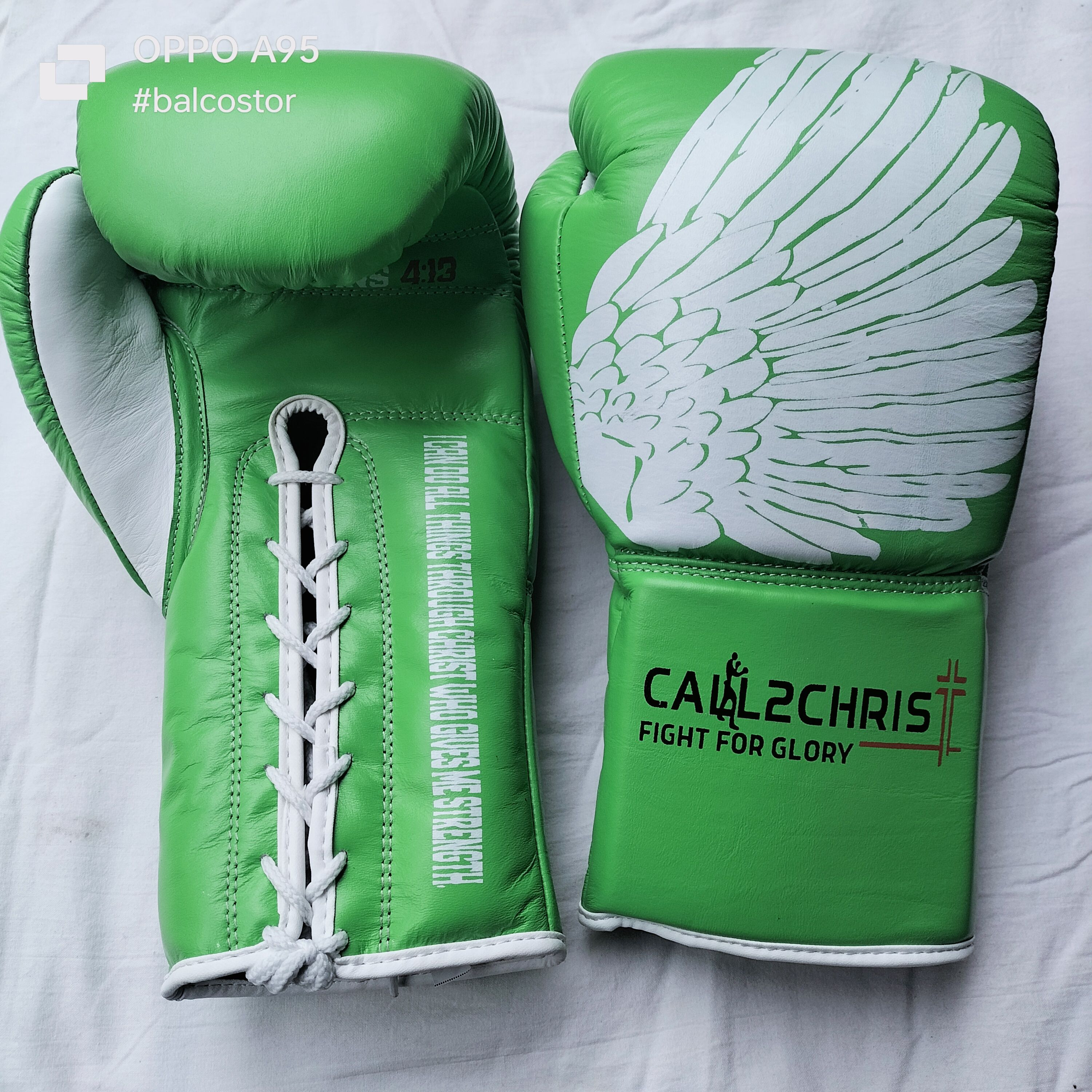 Buy High End Training Durable Custom Logo Leather Boxing Gloves from N ...