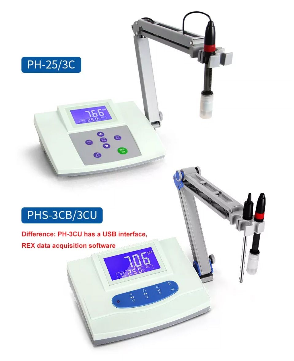 Buy Phs-3cb, Phs-3cu Bench Desk Ph Meter from HiLaboo Laboratory ...