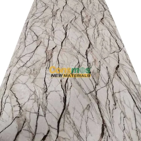 Buy 1220*2800*3mm 3d Uv Pvc Marble Board Pvc Marble Sheet For Saudi ...