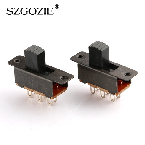 Buy 2 Position 6 Pin Dip Slide Switches Ss22f25-g7 Defond Slide Switch ...