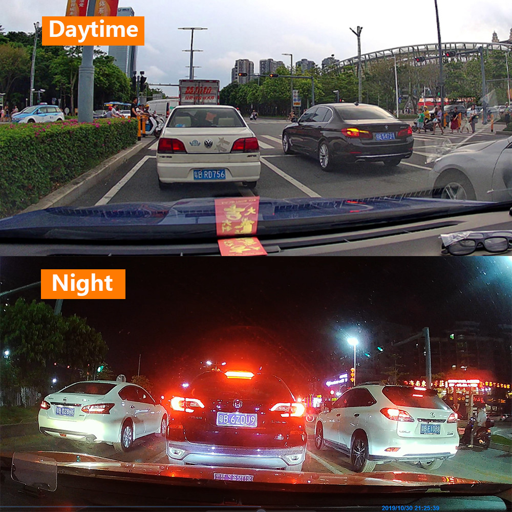 Buy 3 Inch Car Blackbox 270 Degree Wide Angle Fhd 1296p Front Camera ...