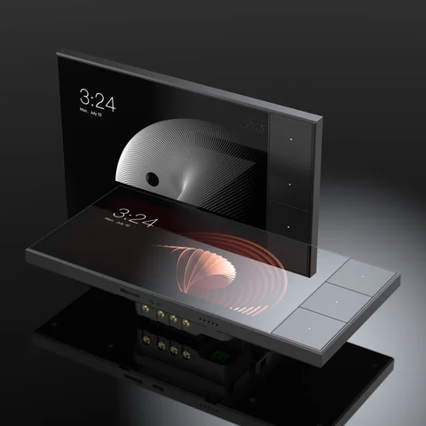 Buy 6 Inch 1440*720 Smart Panel Button + Touch Screen, With Two Circuit ...