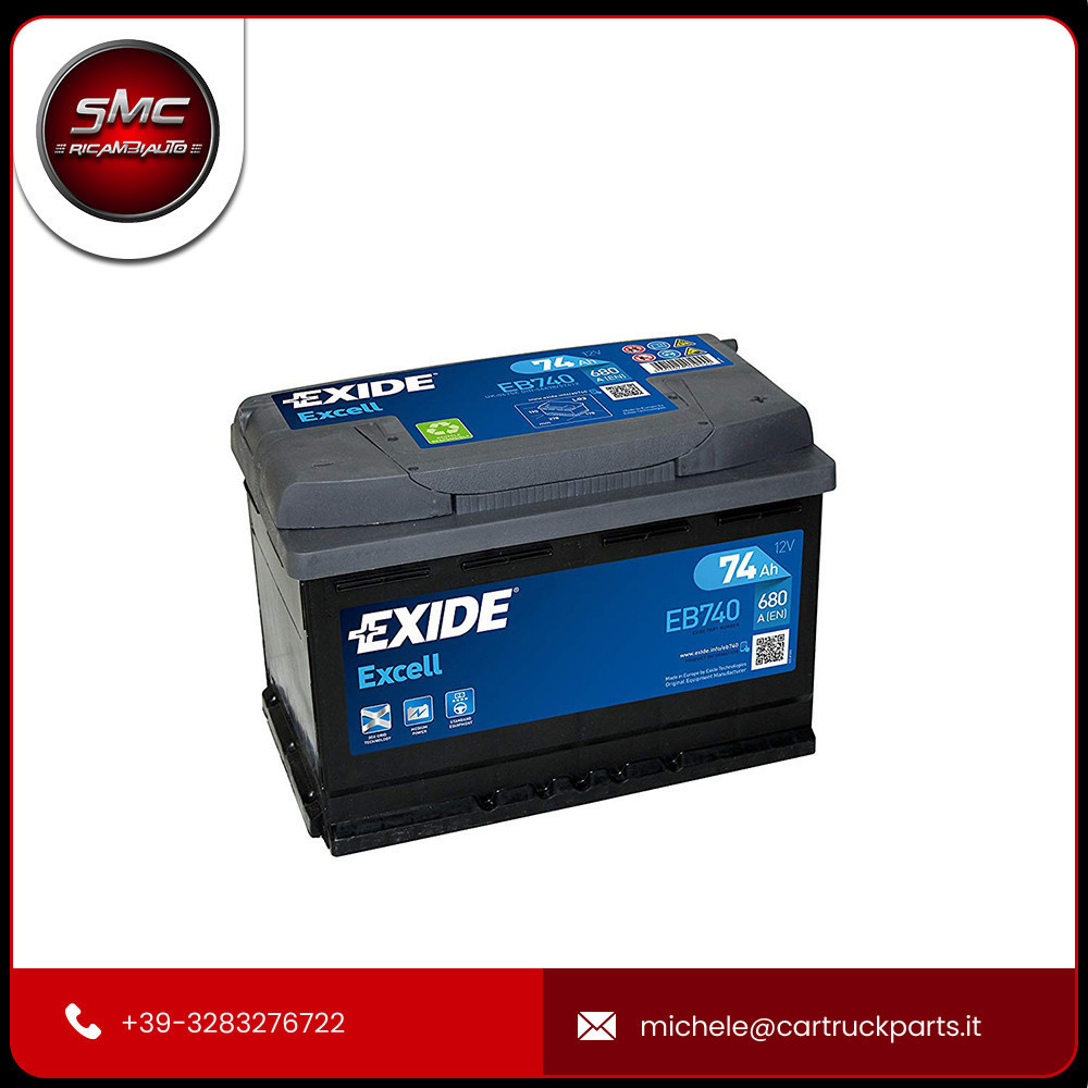 Buy 74ah Great Power Producing Exideb740 Battery In Best Selling Price ...