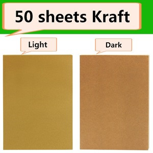 Buy A4 Kraft Paper 120gsm Wood Pulp Brown Carton Paperboard 80g 150g ...