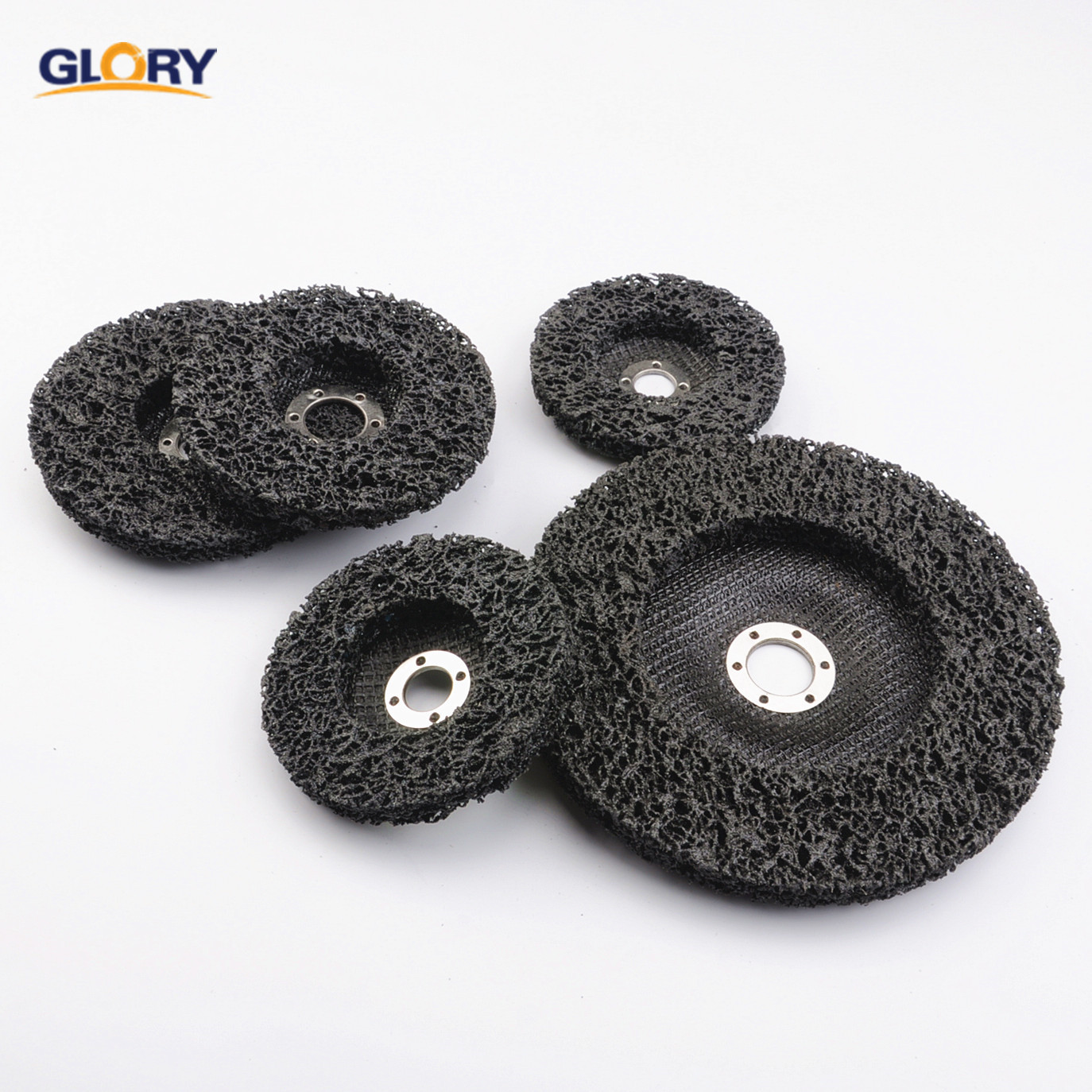 Buy Abrasive Strip Cup Wheel Disc With Blue / Black / Red / Purple ...