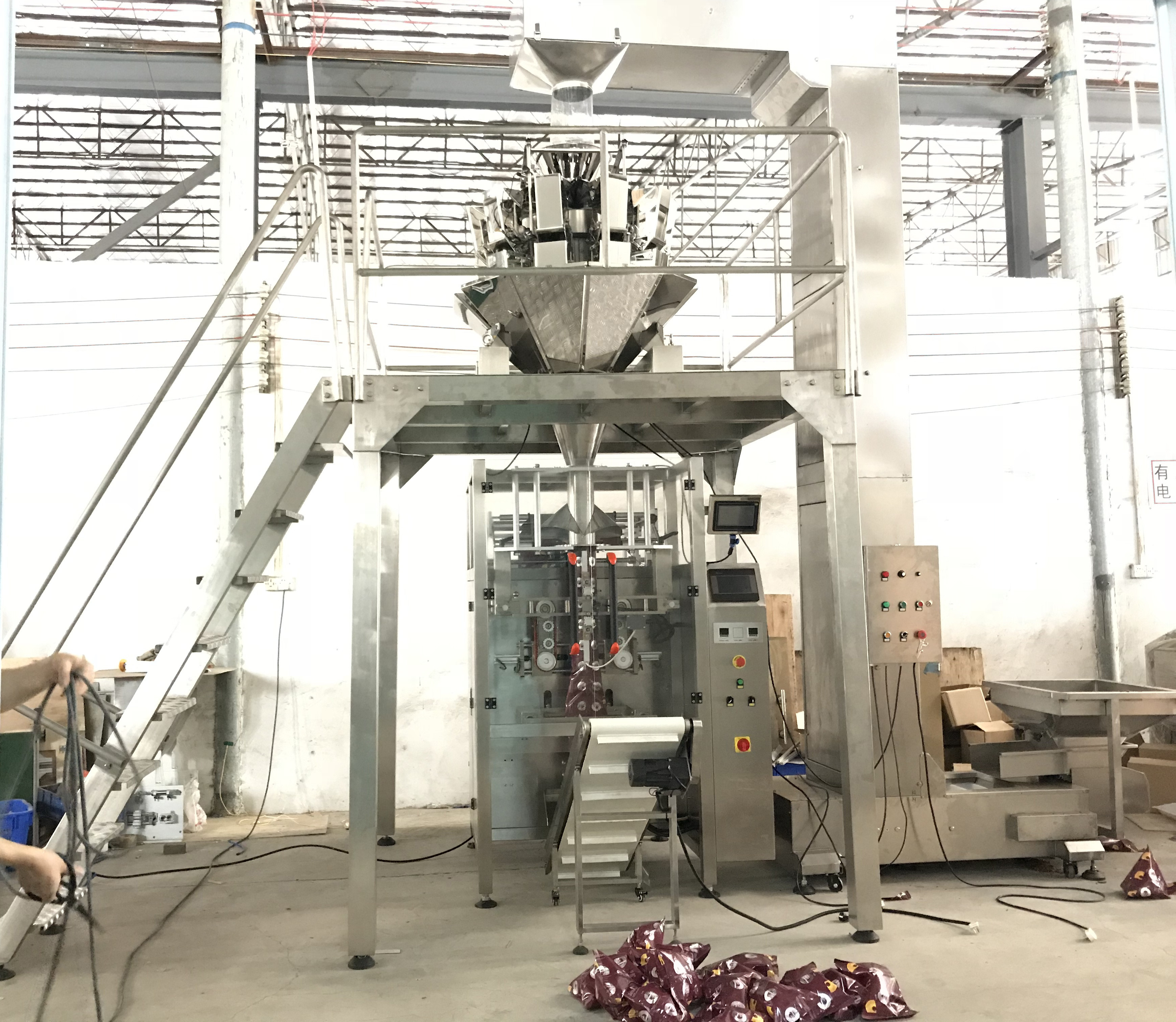 Buy Automatic Multihead Weigher Mozzarella Shredded Cheese Filling And ...