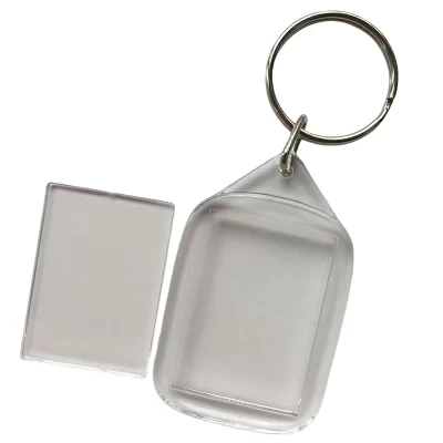 Buy Blank Acrylic Transparent Keychain Keyrings Wholesale from Hannya ...