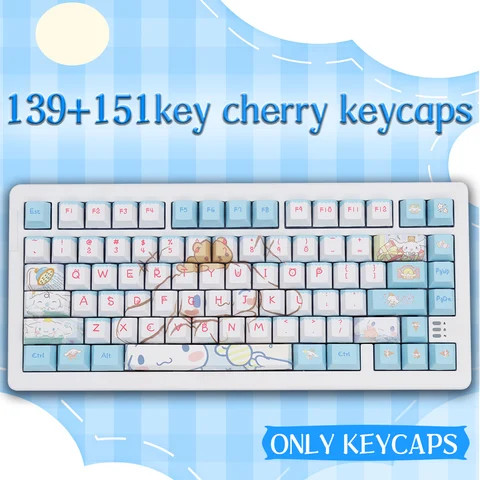 Buy Cinnamon Keycaps 151 Keys Cherry Profile Thick Pbt 61/64/75/78/85 ...