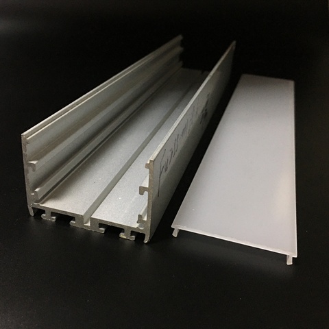 Buy Custom Plastic Led Lighting Strip Profile For Linear Curtain Wall ...
