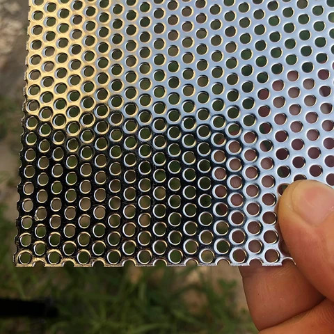 Buy Custom Size Perforated Metal Sheets Stainless Steel Wire Mesh ...