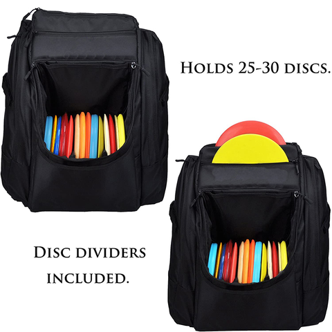 Buy Disc Golf Bag Backpack Holder 25-30 Discs Sports Disc Golf Starter ...