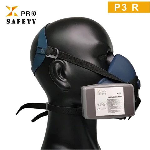 Buy Gas Mask P3 R Chemical Dust Gas Mask Body Protect Respirator Filter ...
