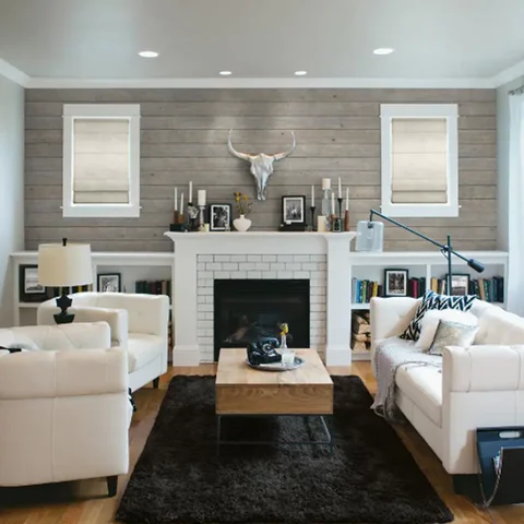 Buy Gray Rustic Collection Native Wood Planking Weathered Wood Boards ...