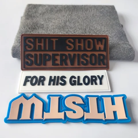 Buy Hf Factory Garment Custom Pvc Rubber Patch Customized 2d3d Soft Pvc ...