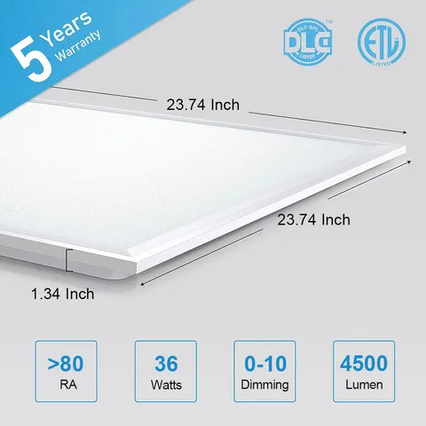 Buy High Brightness Custom 2x2ft Dimmable 0-10v Recessed Suspending ...