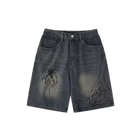 Buy High Quality Denim Shorts Mens Wide Leg Jorts Custom Logo Digital ...