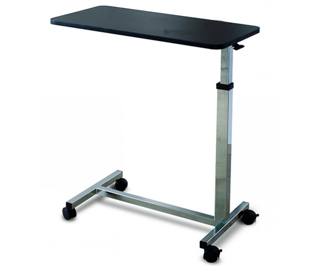 Buy Hospital Adjustable Plastic Overbed Table Overbed Panel For Patient ...
