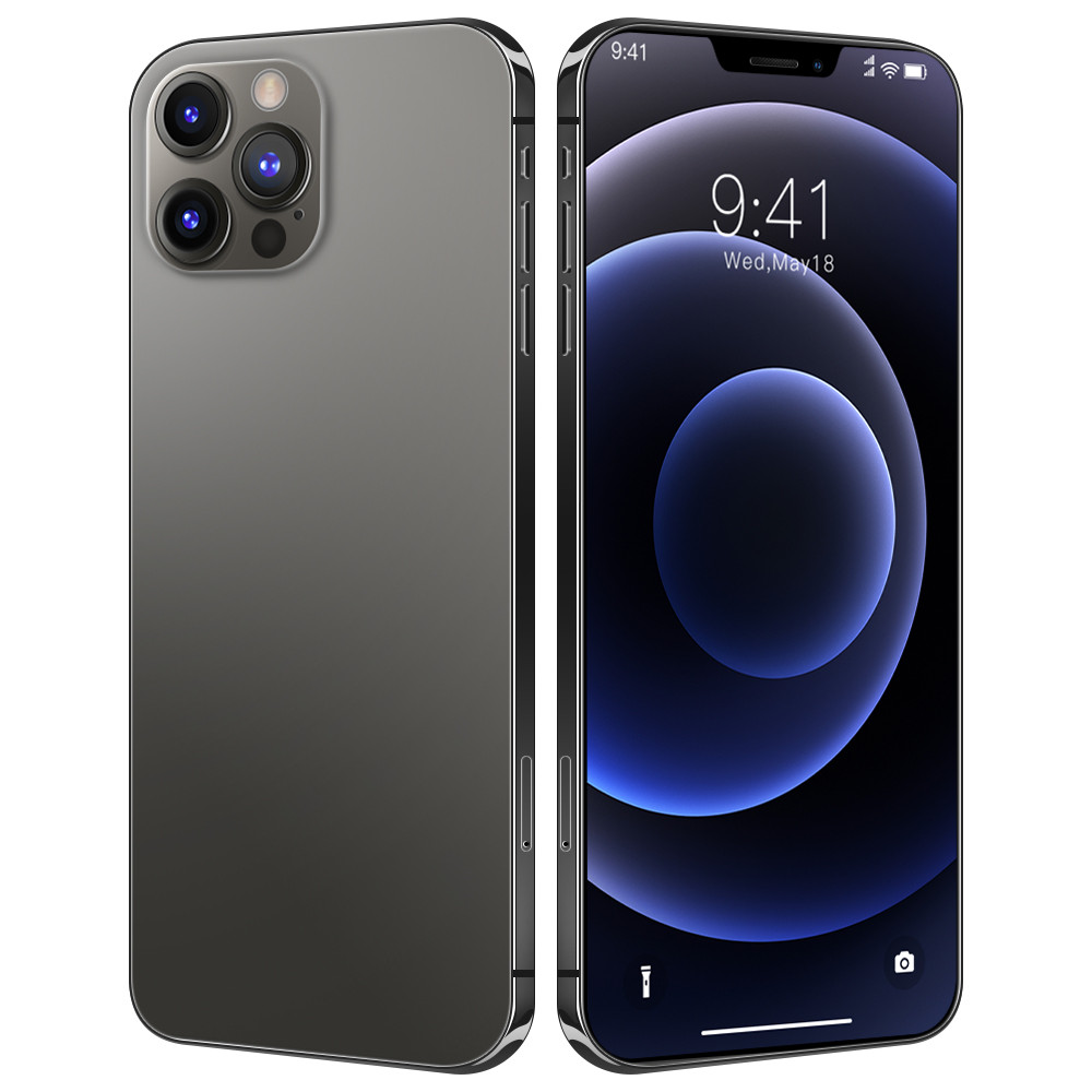 Buy Hot Sell I12 Pro Max 6.7 Inch Android 10.0 Smartphone Face Unlock ...