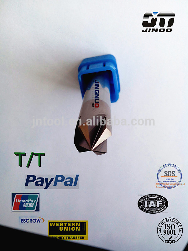 Buy Jingnuo High Quality 45 Degree Chamfer End Mill, Carbide Chamfer ...