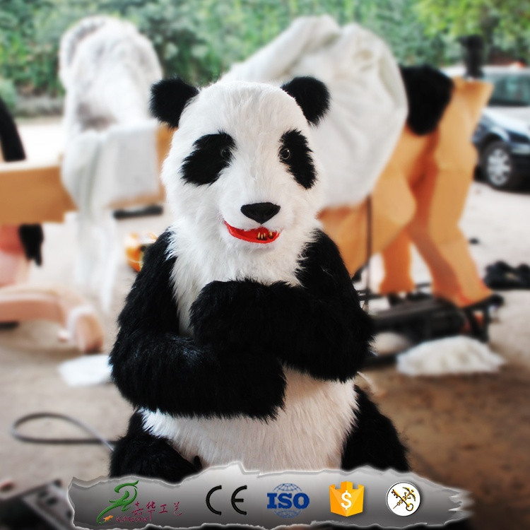 Buy Kawah Cute Realistic Animatronic Life Size Panda Statue For Park ...