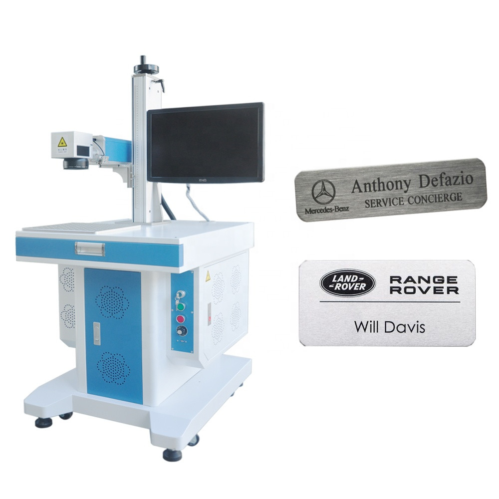 Buy Laser Cattle Ear Tag Printing Marking Engraving Machine Machines ...