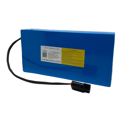 Buy Litech 16s8p 60v 20ah 60 Volt Lithium 18650 Battery Pack For ...