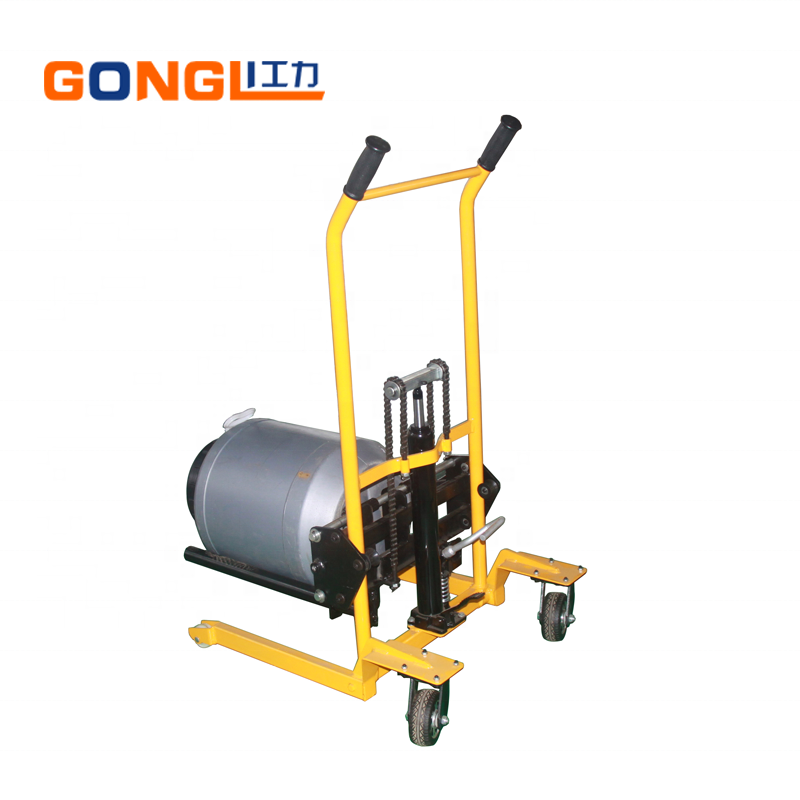 Buy Manual Hand Pallet Hydraullic Oil Drum Truck Lift Stacker In Low ...