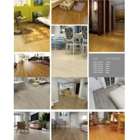 Buy Modern Design Healthy Vinyl Plank Spc Click Flooring Oak And ...