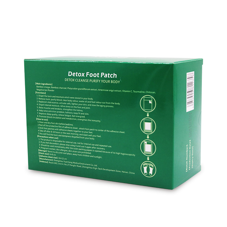 Buy Natural Bamboo Slimming New Foot Patch With Ce Hot Sale Super Foot ...