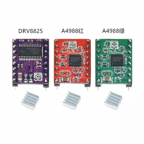 Buy Original Chip Drv8825 Purple A4988 Red Green Stepper Motor Driver ...