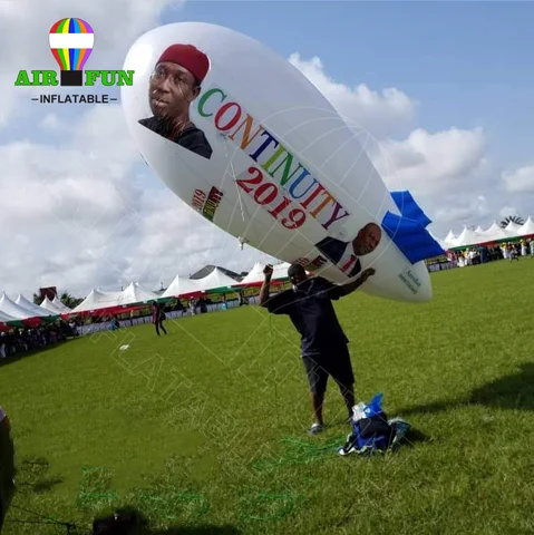 Buy Outdoor Advertising Airship Balloon Inflatable Helium Zeppelin Led ...