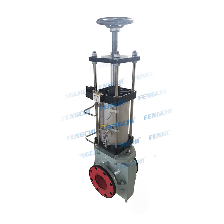 Buy Pneumatic Normally Open Pinch Valve With Handwheel Control Device ...