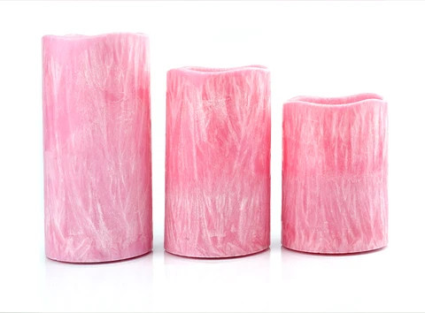 Buy Real Flame Effect Smooth Wax Led Battery Candles Rechargeable Led ...