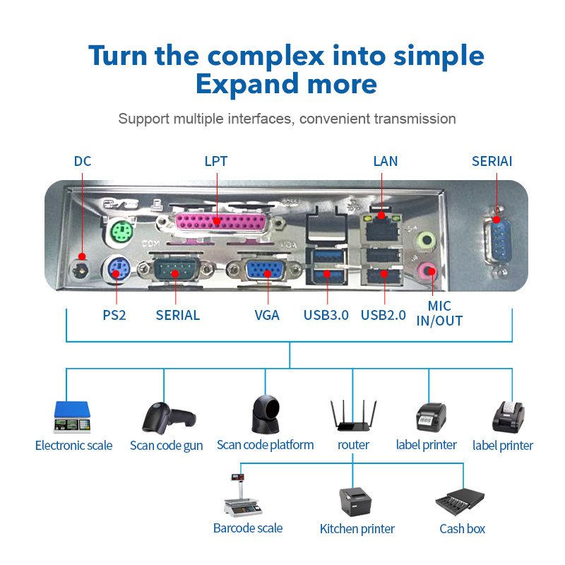 Buy Restaurant Retail Billing Printer Touch Windows Android Pos Cashier ...