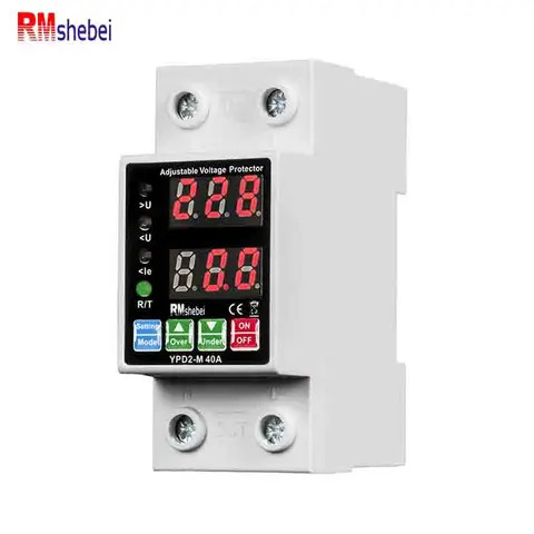 Buy Rmshebei 40a Dual Digital Display Circuit Breaker 63a Rated Current ...