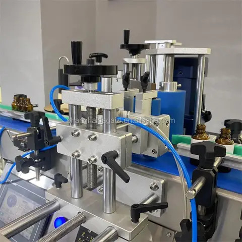 Buy Small Desktop Label Applicator Automatic Round Bottle Sticker ...