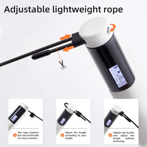 Buy Smartwelland Skipping Rope Counter Timer Calculate Smart App Digital Fitness Jump Bounce ...