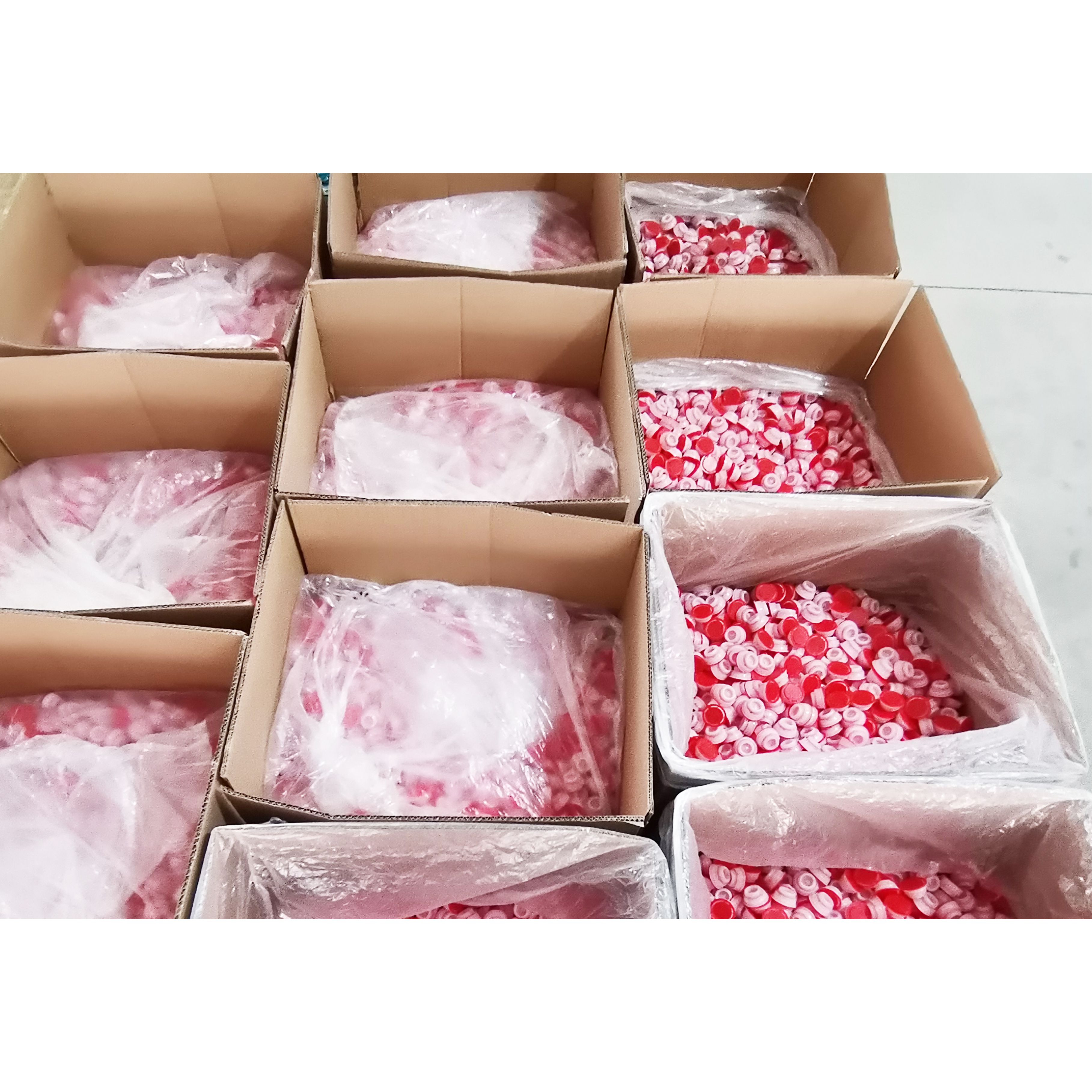 Buy Square Tube Plastic Cap Tin Can Lids Covers 32mm Plastic Screw Cap ...